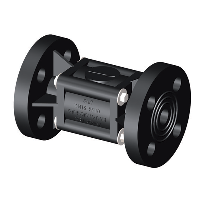 SAFI DN20 PPGF/EPDM H SPR SANDWICH CONE SPR CHECK ANSI FLANGE 2001 ...